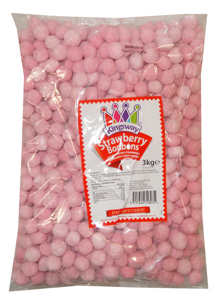 Bon Bons Strawberry - purchase at The Professors Online Lolly Shop (2509)