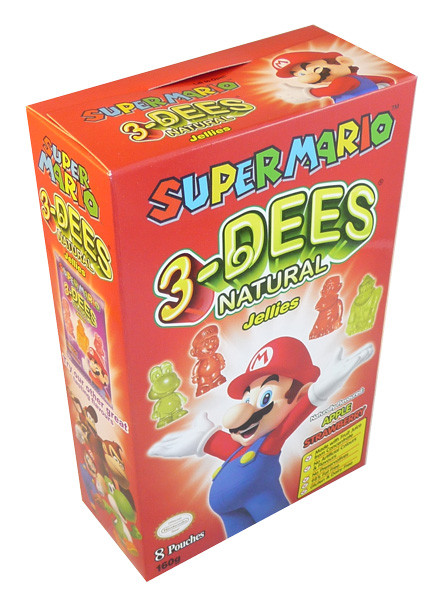 Super Mario 3-Dees Natural Jellies Apple / Strawberry online at The ...
