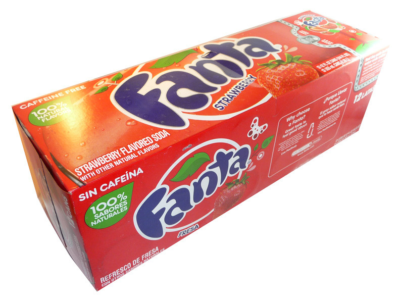 Fanta - Strawberry - buy at The Professors Online Lolly Shop (2650)