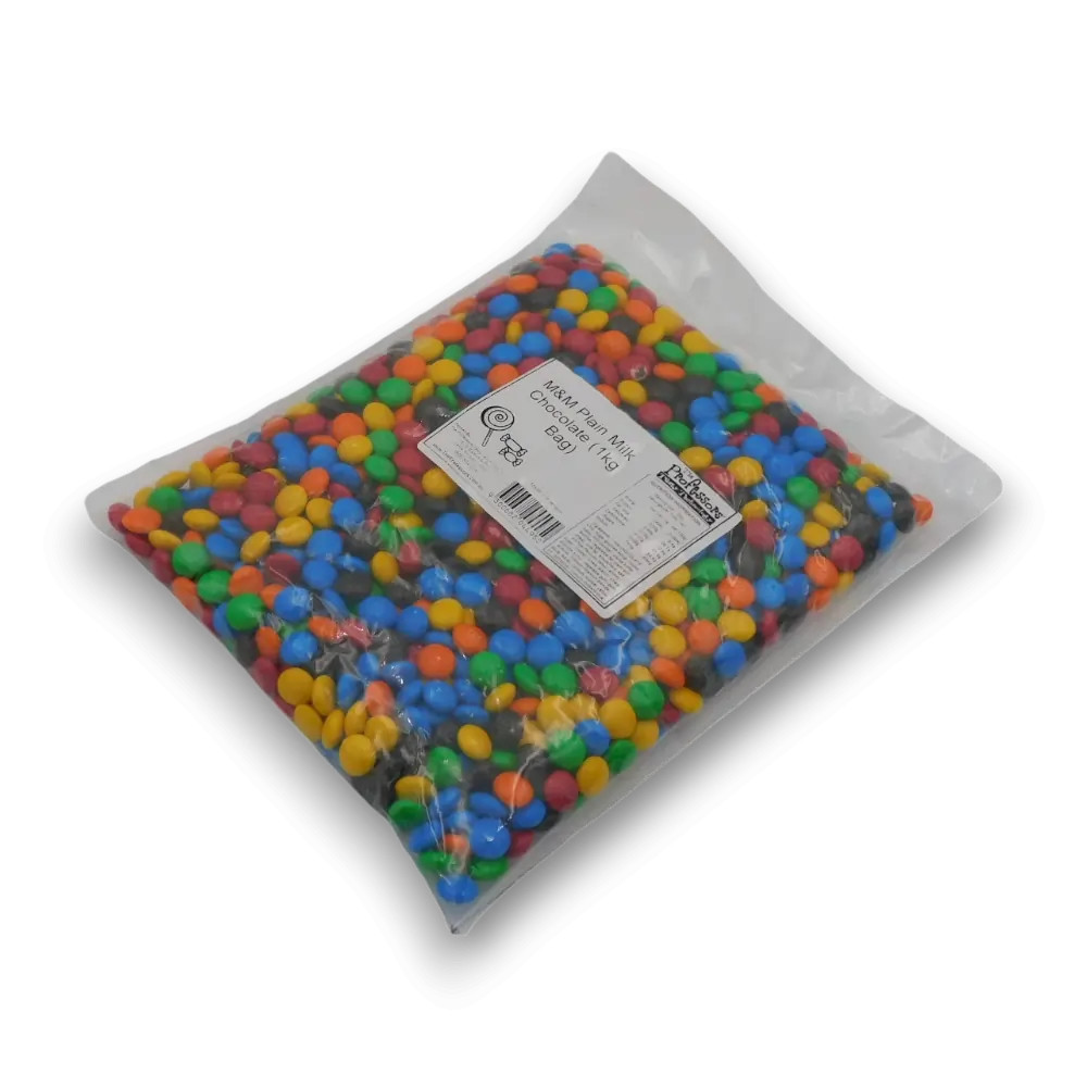 M&M Plain Milk Chocolate (1kg Bag) | Buy Online