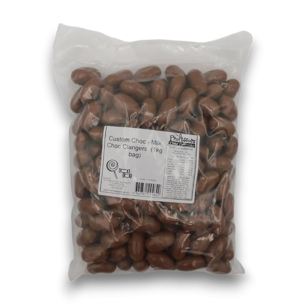 Custom Choc - Milk Choc Clangers (1kg Bag)