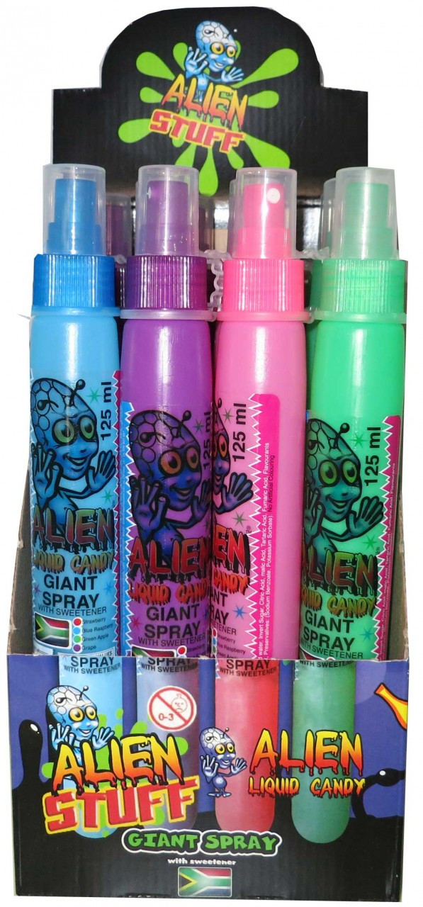 Alien Liquid Candy Spray - buy at The Professors Online Lolly Shop (3028)