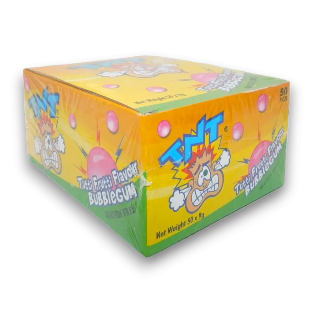 TNT Tutti Frutti Bubble Gum (50 x 9g) | Buy Online