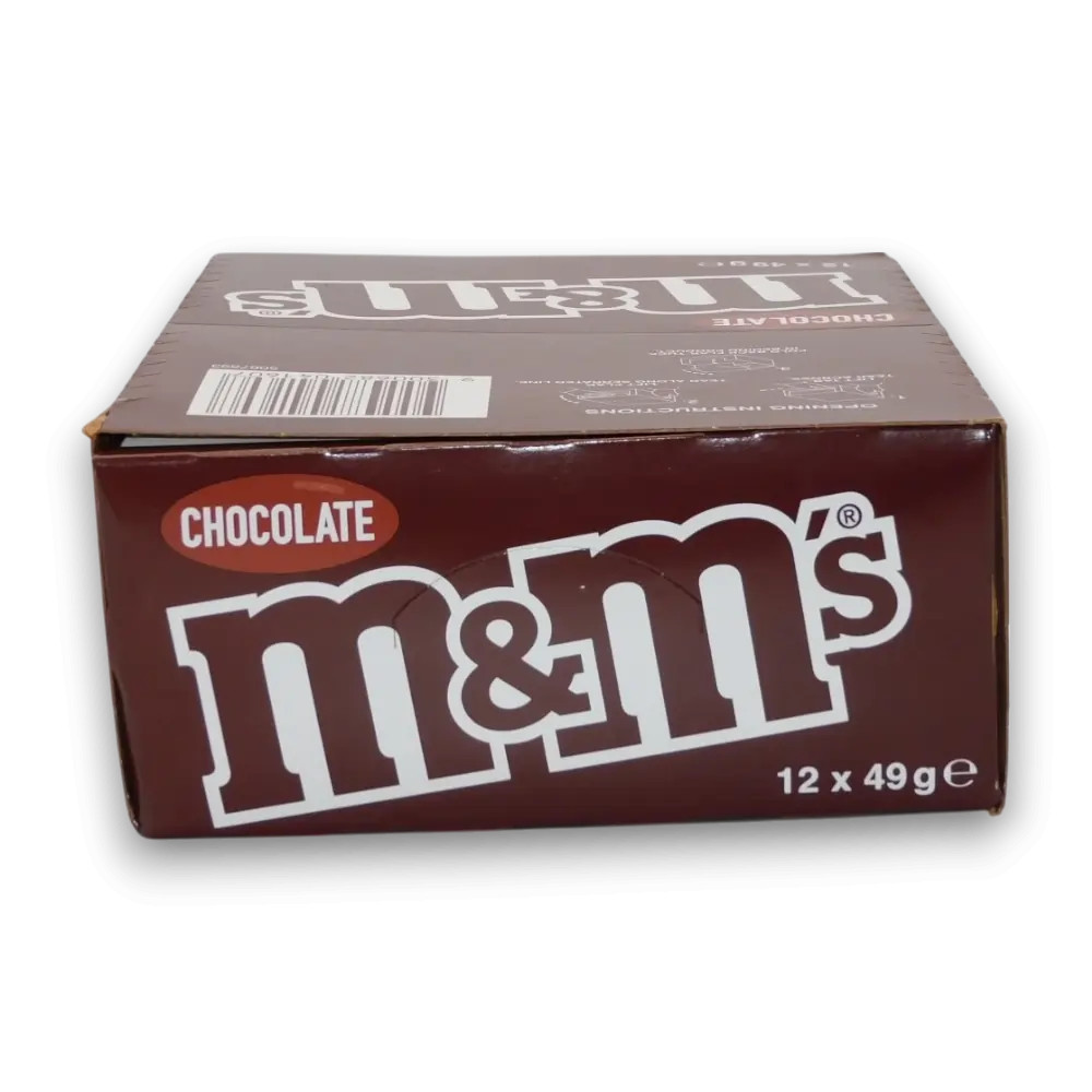 M&M'S Milk Chocolate Snack Size 12 x 49g Bags