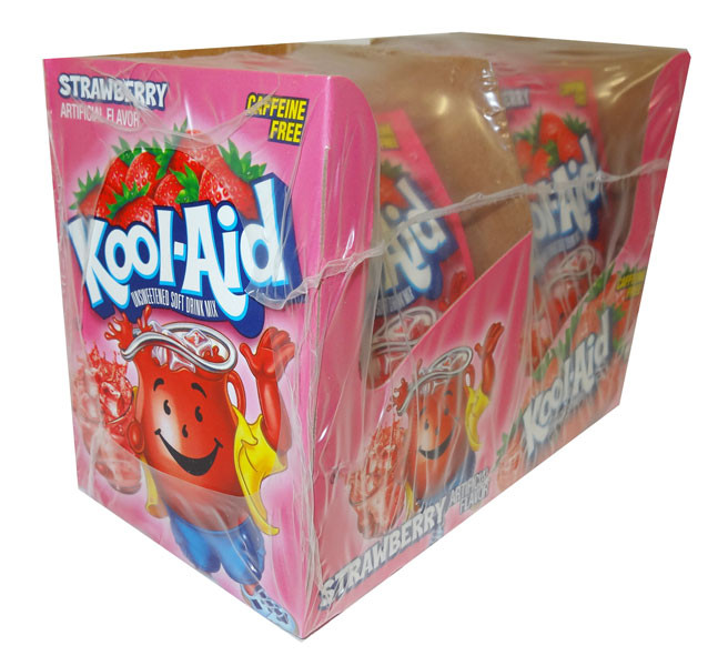 Kool-Aid - Unsweetened Soft Drink Mix - Strawberry (48 sachets)
