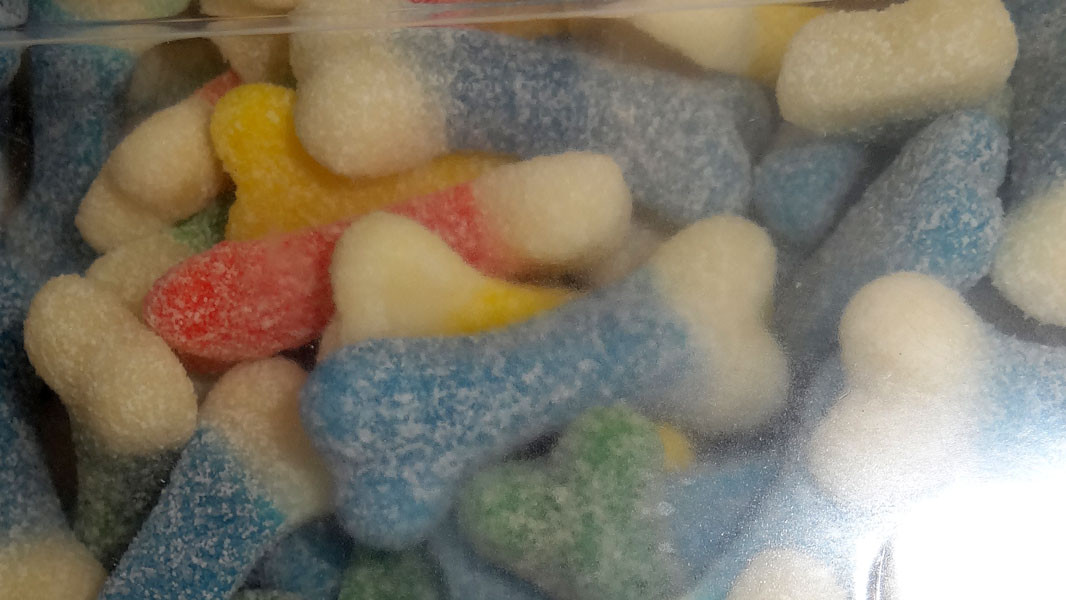 Gummini Fizzy Bones - buy at The Professors Online Lolly Shop (3352)