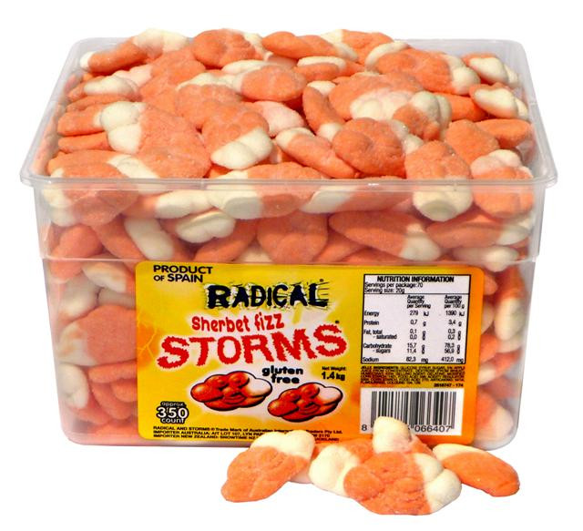 Radical Storms - Sherbet Fizz - buy at The Professors Online Lolly Shop ...
