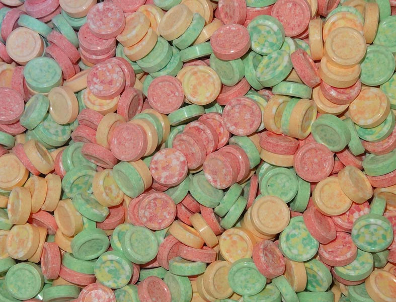 UFO Discs Rainbow Fizzy Lollies 10kg Bulk Box