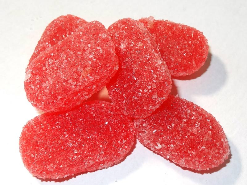 Soft Jubes - Red - purchase at The Professors Online Lolly Shop (3827)