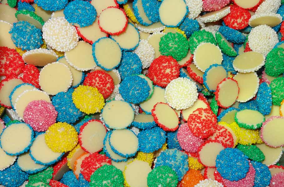 Custom Choc - Assorted Coloured Milky Buds - buy at The Professors ...