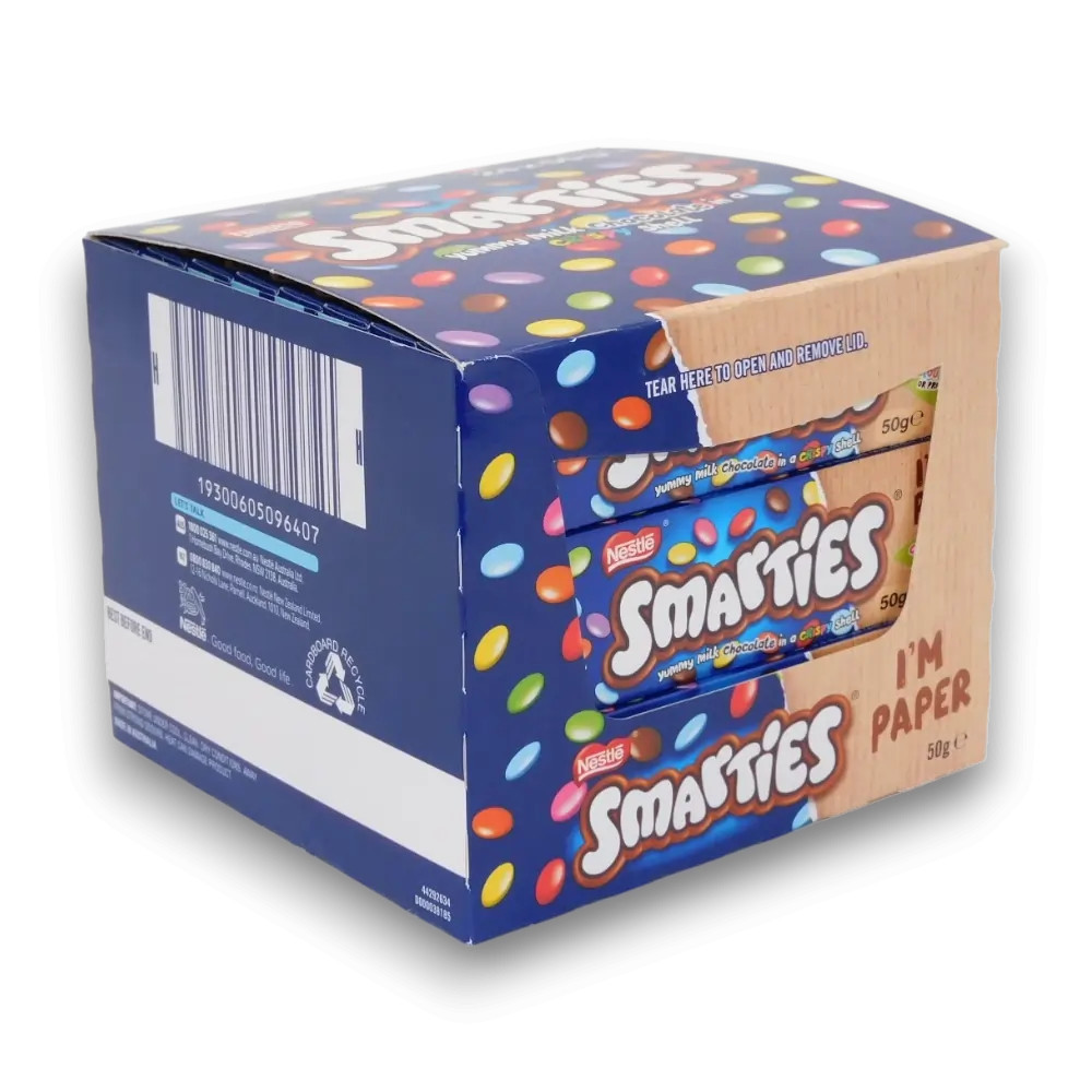Smarties Box Rowntree Smarties Box New With Blue 125g