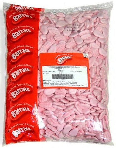Get Barratt Foam Shrimp at The Professors Online Lolly Shop (4465)