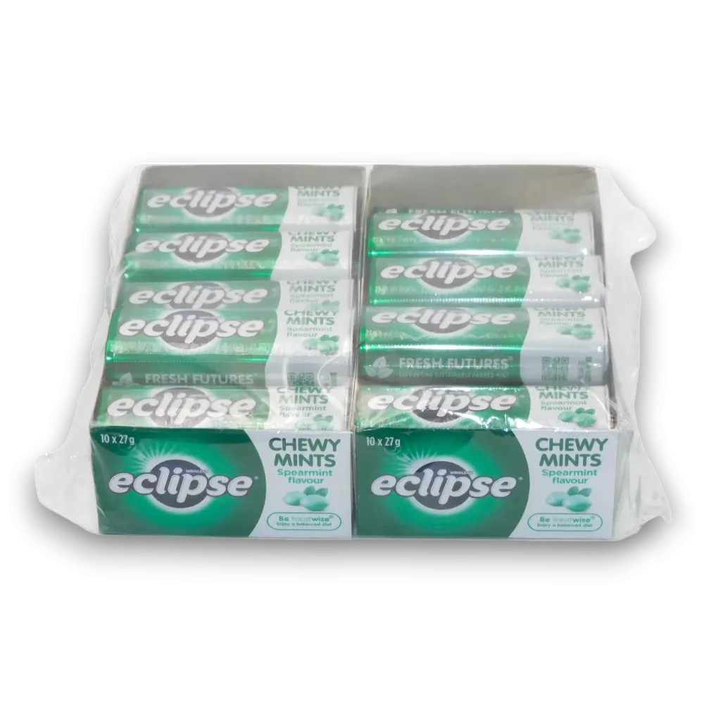 Eclipse Chewy Mints - Spearmint (27g x 20 Tins)