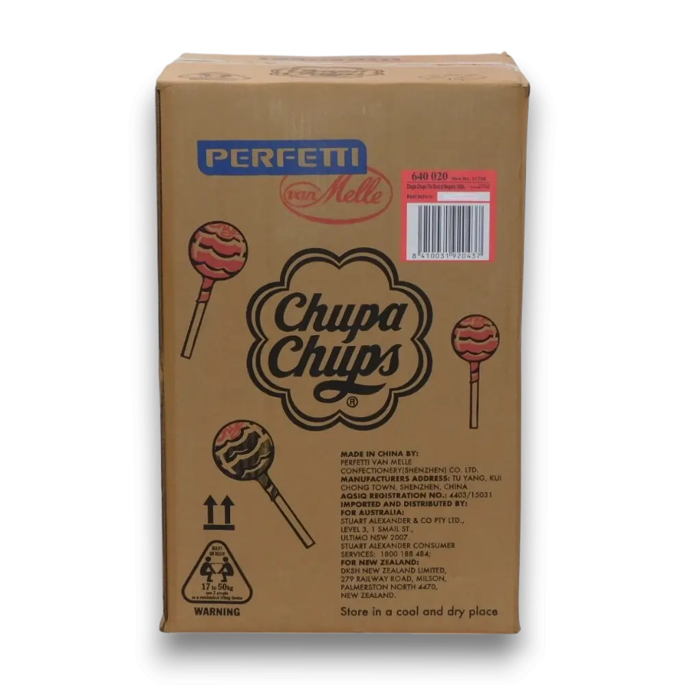 Chupa Chups Mega Large 1000-Piece Tin | Assorted Lollipops
