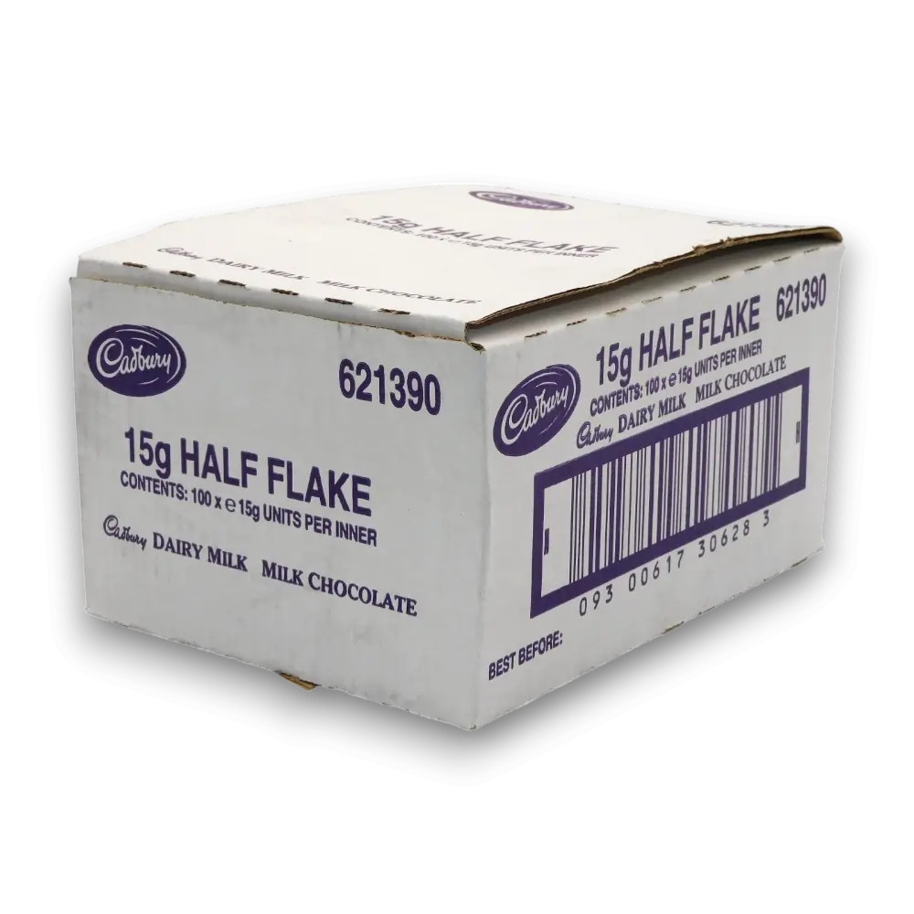Cadbury - Dairy Milk - Unwrapped Half Flake - Milk Chocolate (Box | 100 ...