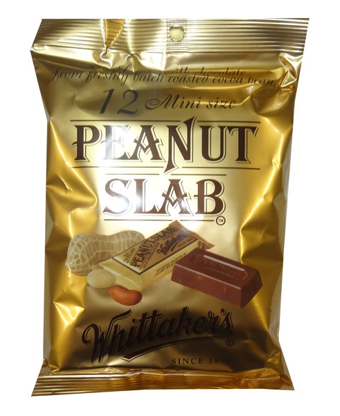 Get Whittakers Mini Peanut Slabs at The Professors Online Lolly Shop (5292)