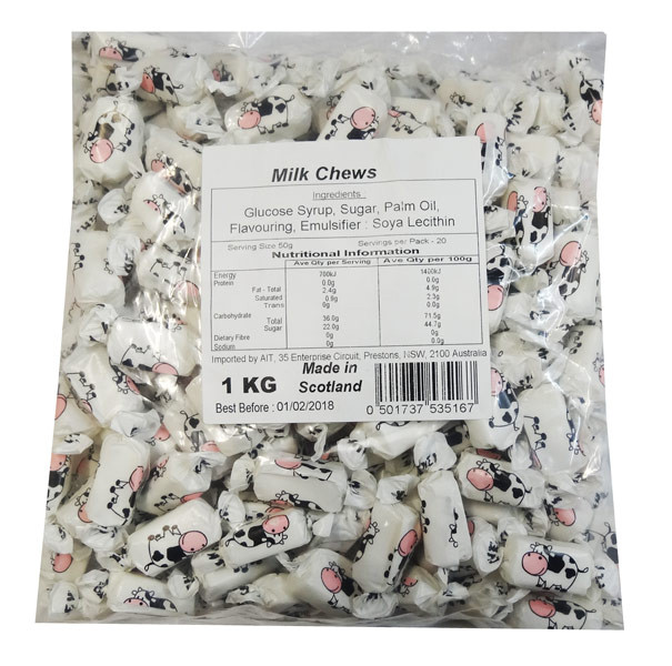Get Milk Chews at The Professors Online Lolly Shop (5536)