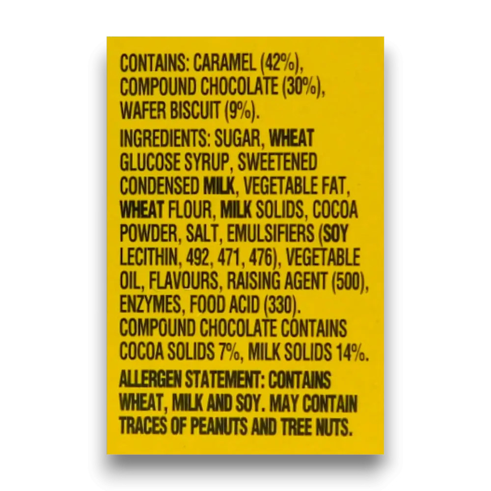Cadbury Chomp Caramel Bars 63x 30g
