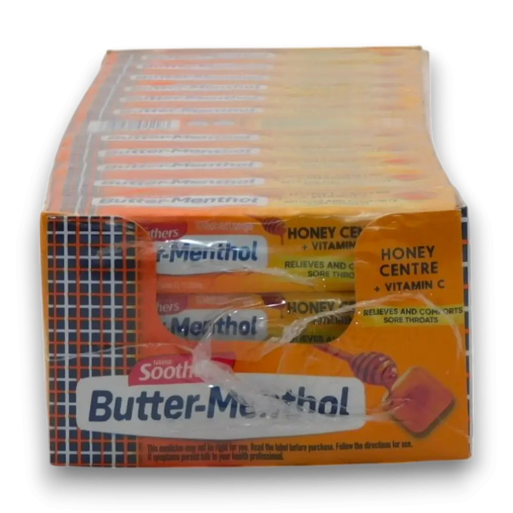 Butter Menthol - Honey Centre Lozenges (36 x 40g)