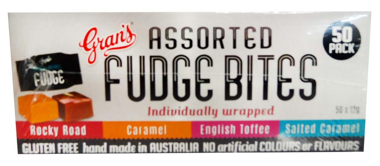 Get Grans Fudge Bites - Assorted at The Professors Online Lolly Shop (7346)