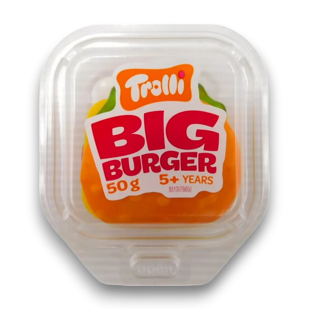 Trolli - Big Burger (Display unit | 24 x 50g pcs)