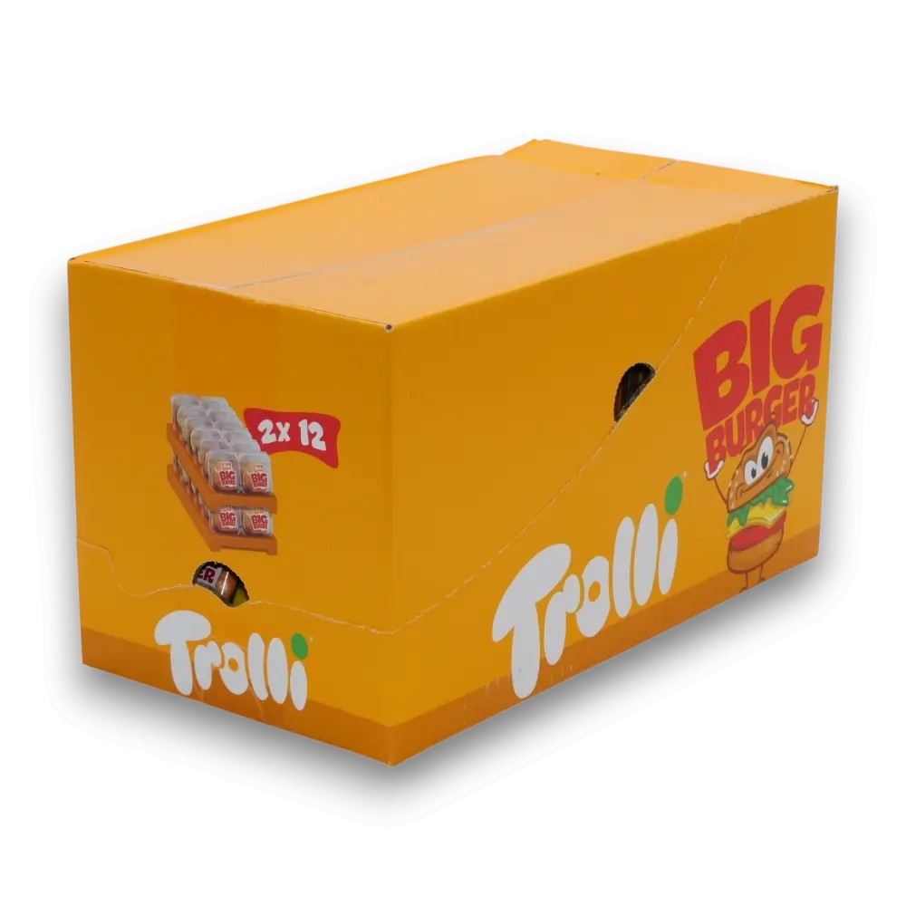 Trolli - Big Burger (Display unit | 24 x 50g pcs)