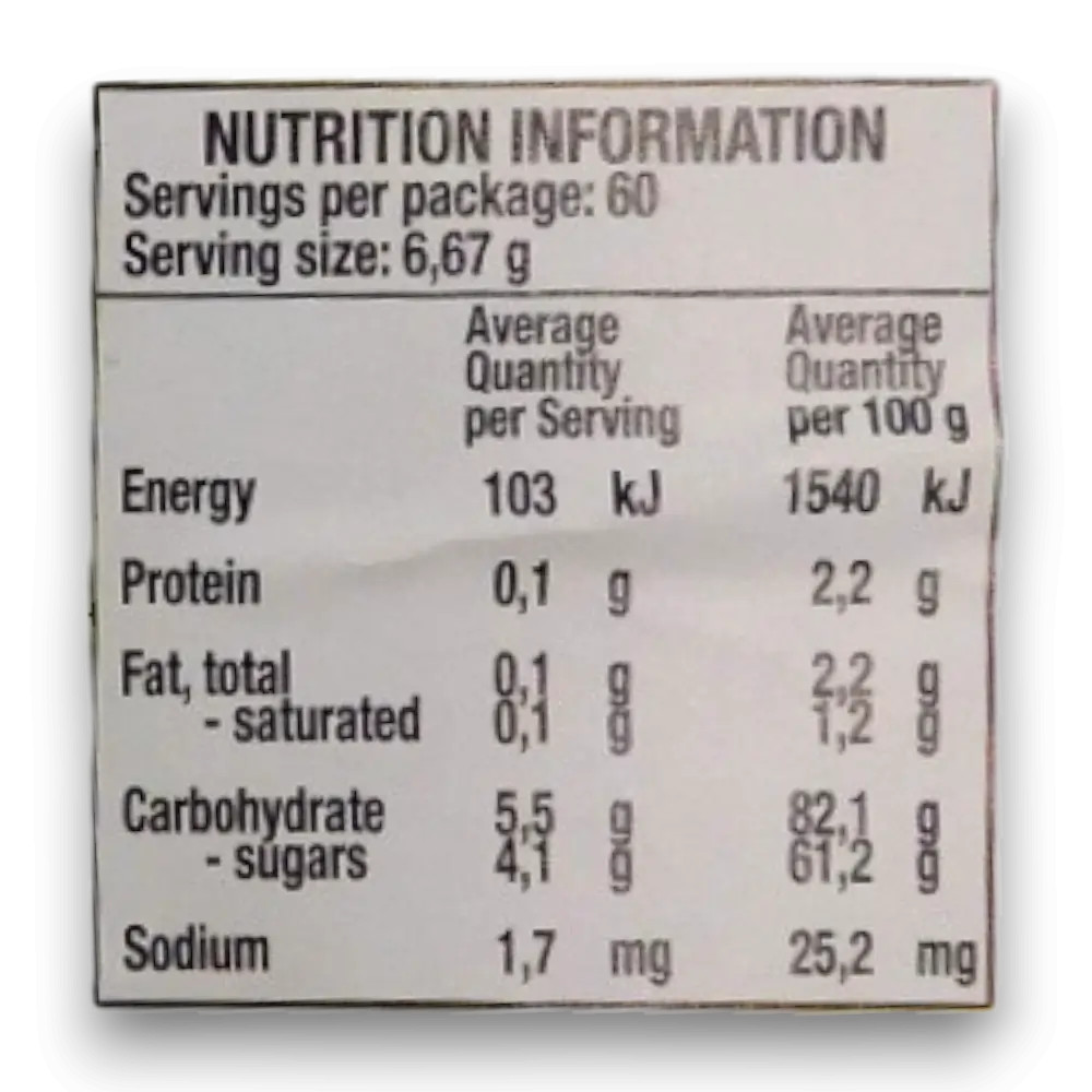 TNT Sour Straps Snack Pack (400g Tub, 60 Pieces)