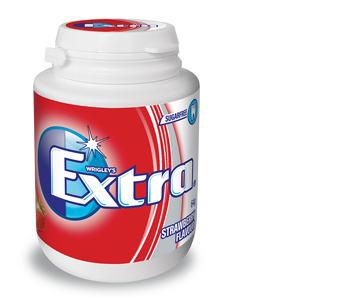Extra Gum - Strawberry - buy at The Professors Online Lolly Shop (7686)