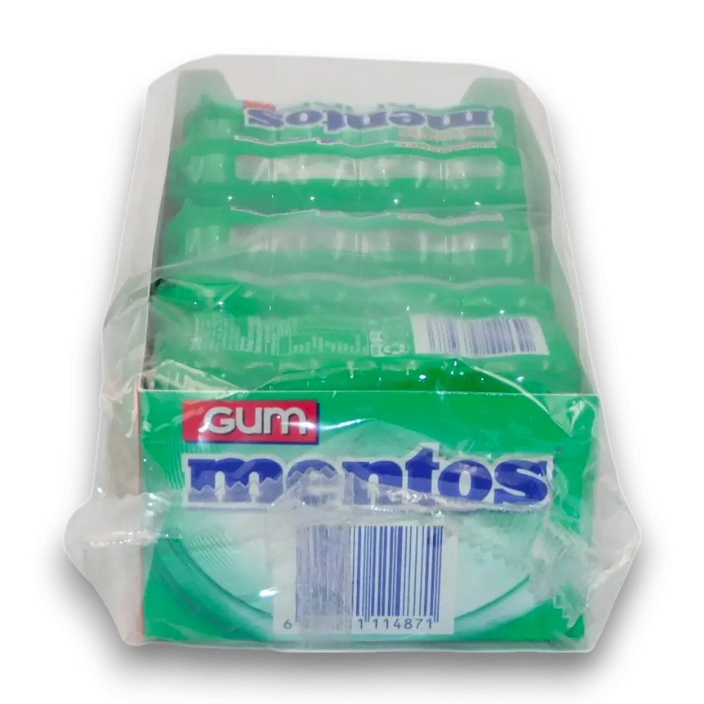 Mentos Sugar Free Pure Fresh Gum - Spearmint (10x 30g Bottle)
