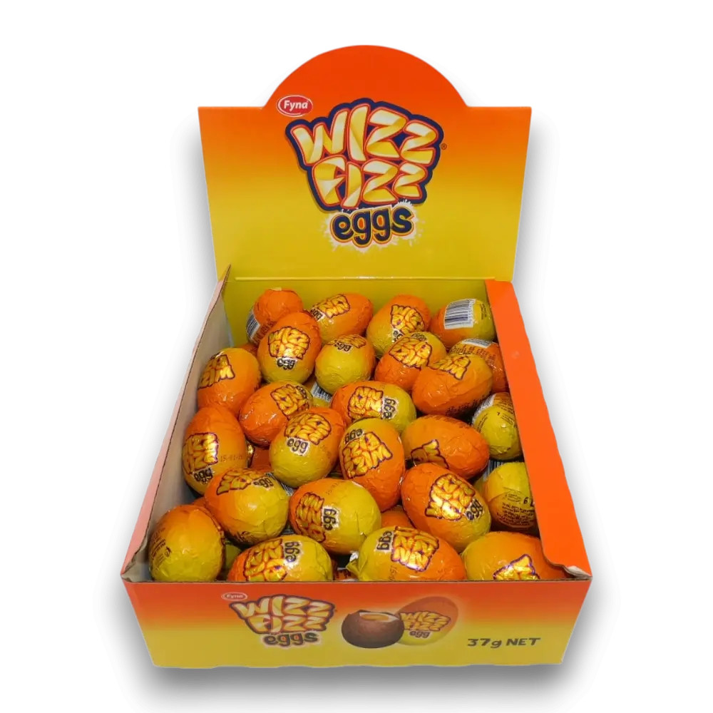 Wizz Fizz Eggs – Fizzy Sherbet Chocolate Easter Treat (48 x 37g)