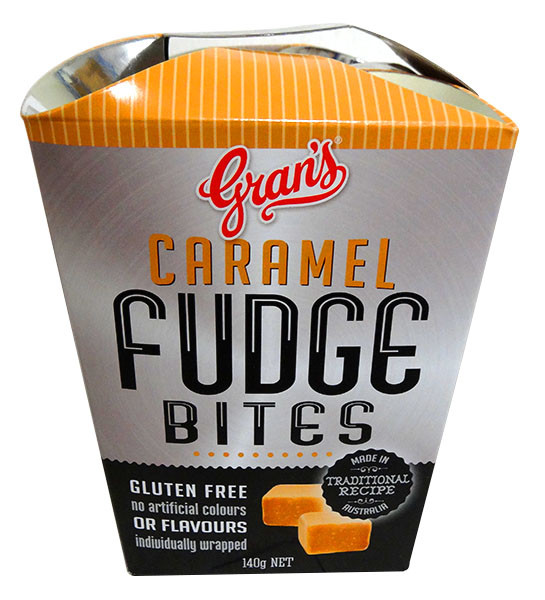 Grans Fudge Bite - Caramel Fudge - buy at The Professors Online Lolly ...