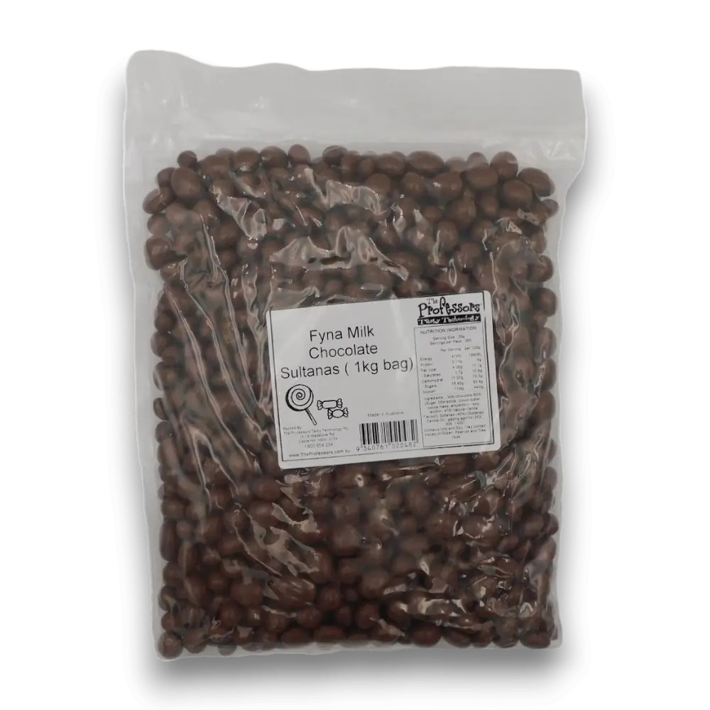 Fyna Milk Chocolate Sultanas 1kg