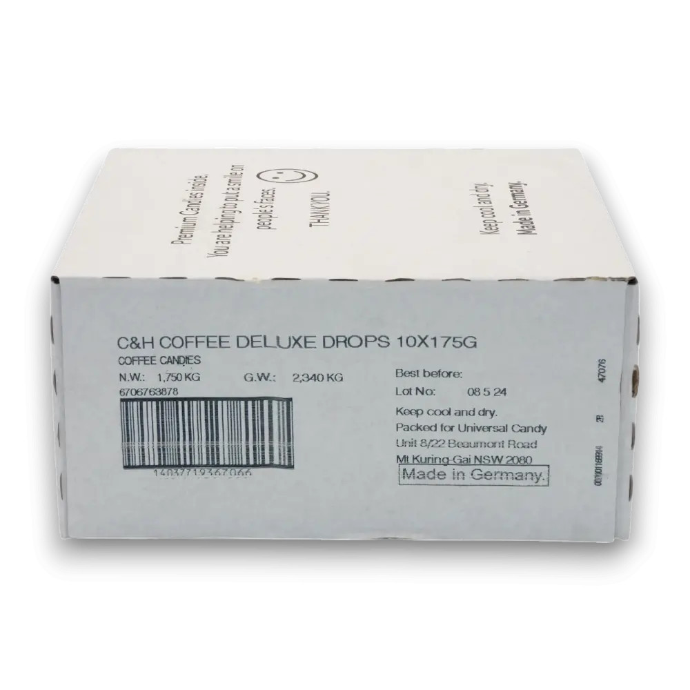 Cavendish & Harvey Coffee Drops 10pc x 175g Tin