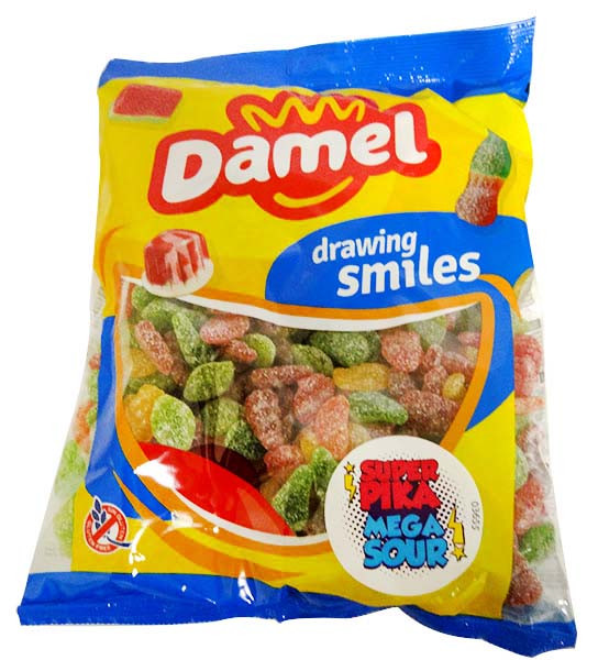 Damel Mega Sour Fruits - buy at The Professors Online Lolly Shop (10750)
