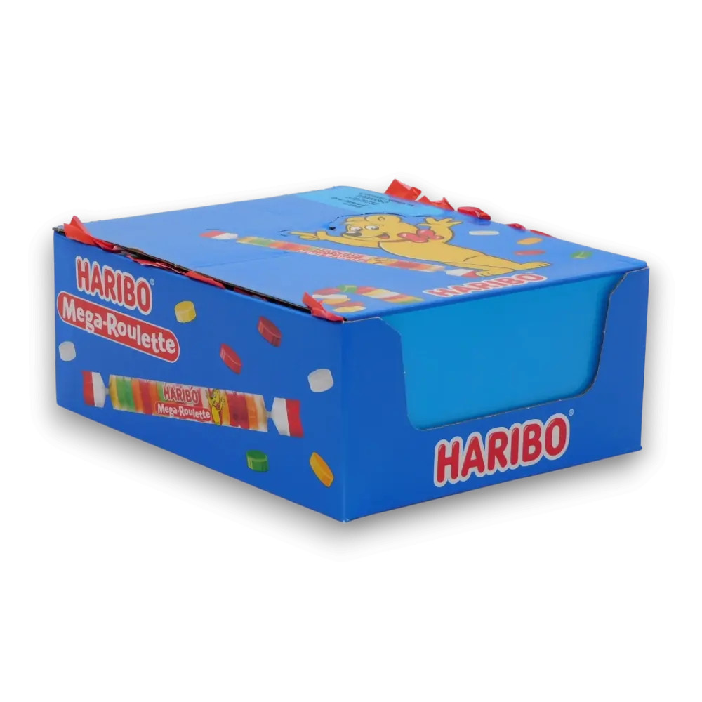 Haribo Mega Roulette - Bulk 40 Rolls (45g)