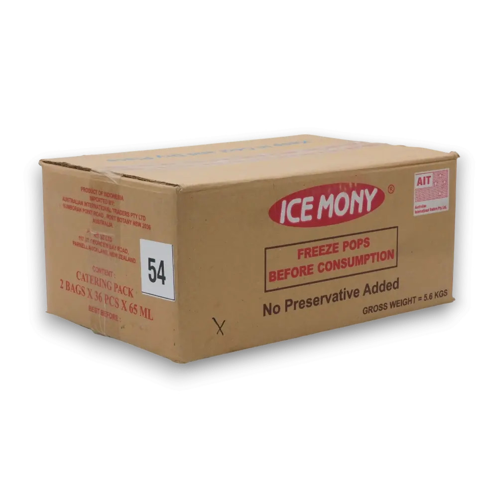 Ice Mony TNT Sour Strawberry Icy Poles (72 x 65ml)