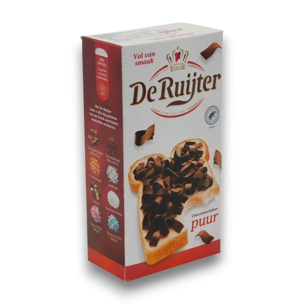 De Ruijter Dark Chocolate Flakes 300g