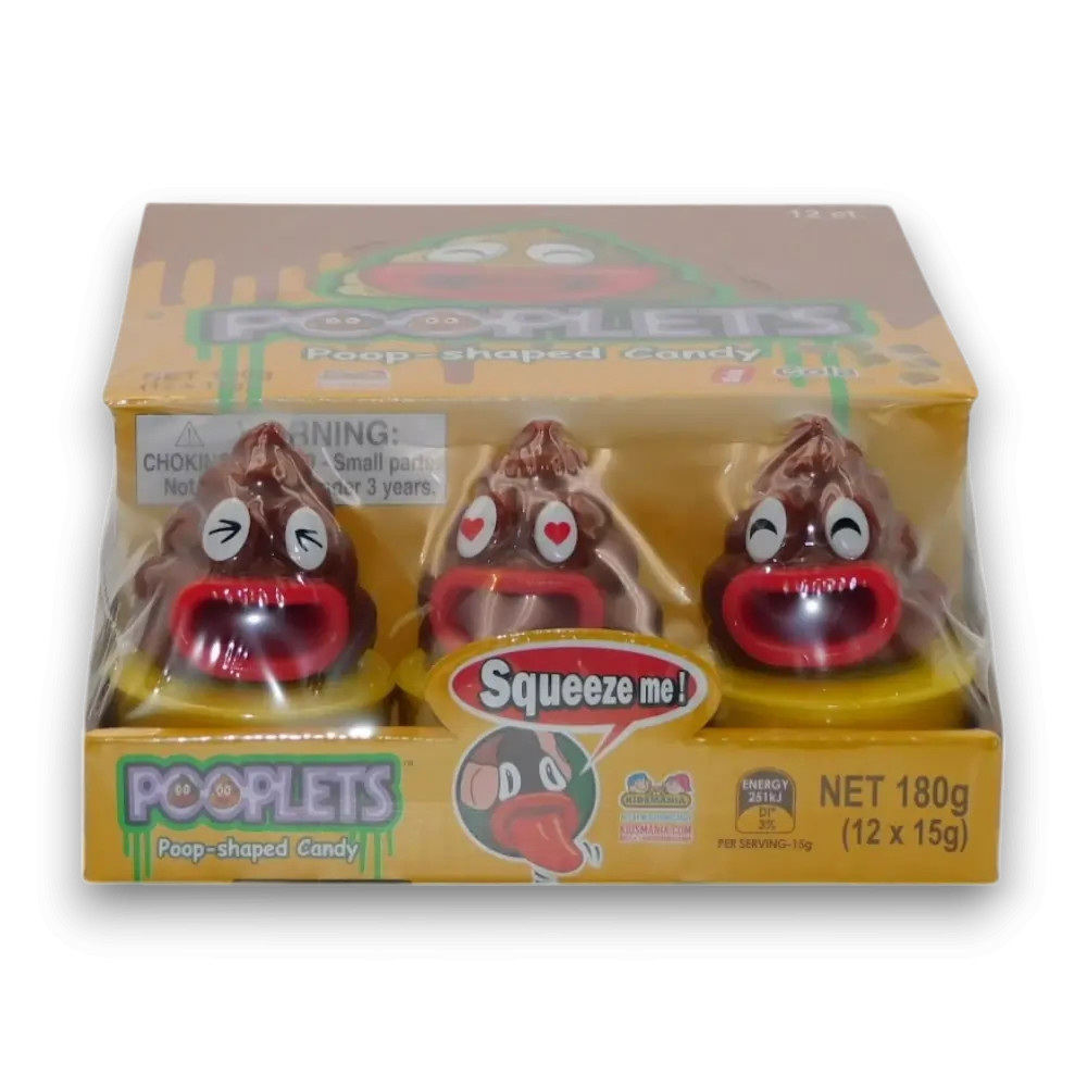 KidsMania Pooplets - Cola Poop-shaped Candy (15g x 12pc)