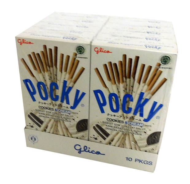 Pocky Sticks - Cookies & Cream online at The Professors Online Lolly ...