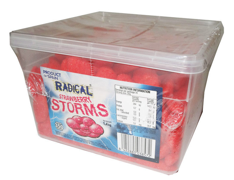 Radical Storms - Strawberry online at The Professors Online Lolly Shop ...