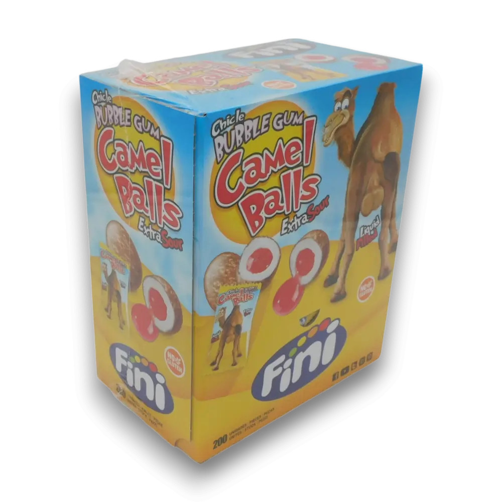 Buy Camel Balls Bubble Gum Extra Sour (200pc Display) Online