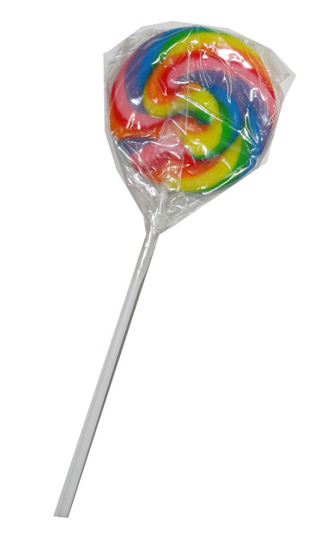 Large Rainbow Swirl Lollipop - purchase at The Professors Online Lolly ...