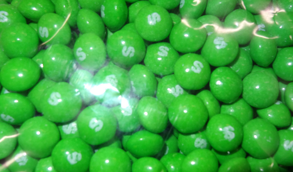 Single Colour Skittles - Green online at The Professors Online Lolly ...