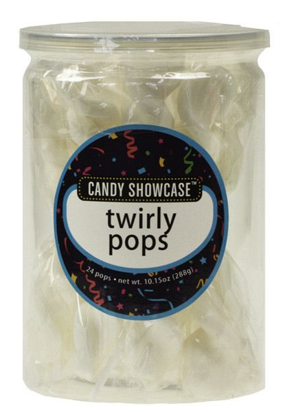 Candy Showcase Twirly Pops - Pink and White, and other Confectionery at ...