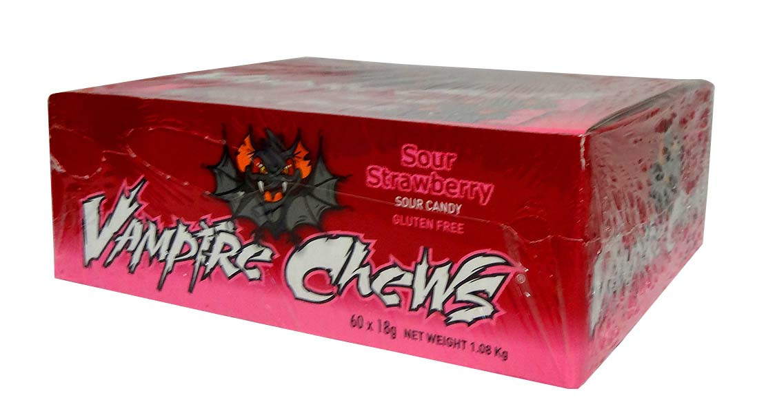 Vampire Chews - Sour Strawberry, now available to purchase online at ...