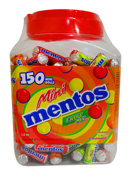 Mini Mentos 15 Roll Fruit Mix Bag, and other Confectionery at ...