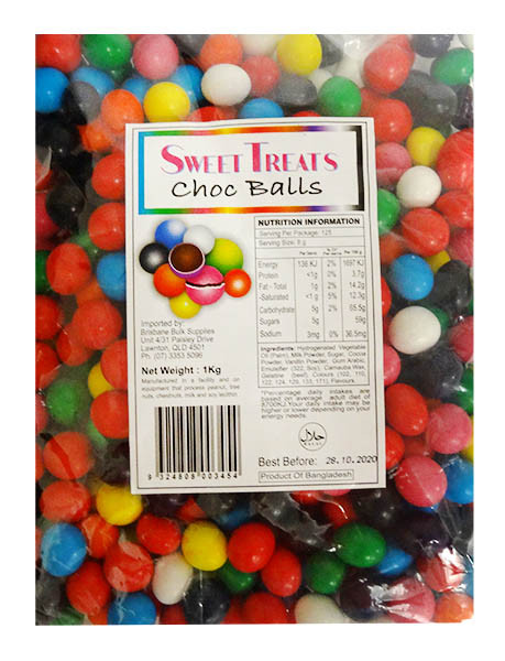 Bulk Candy Coated Chocolate at The Professors Online Lolly Shop
