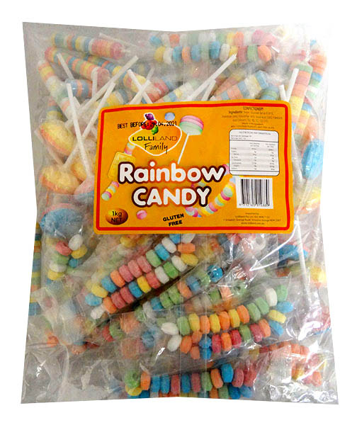 Lolliland Assorted Rainbow Compressed Candy Bag, and other ...