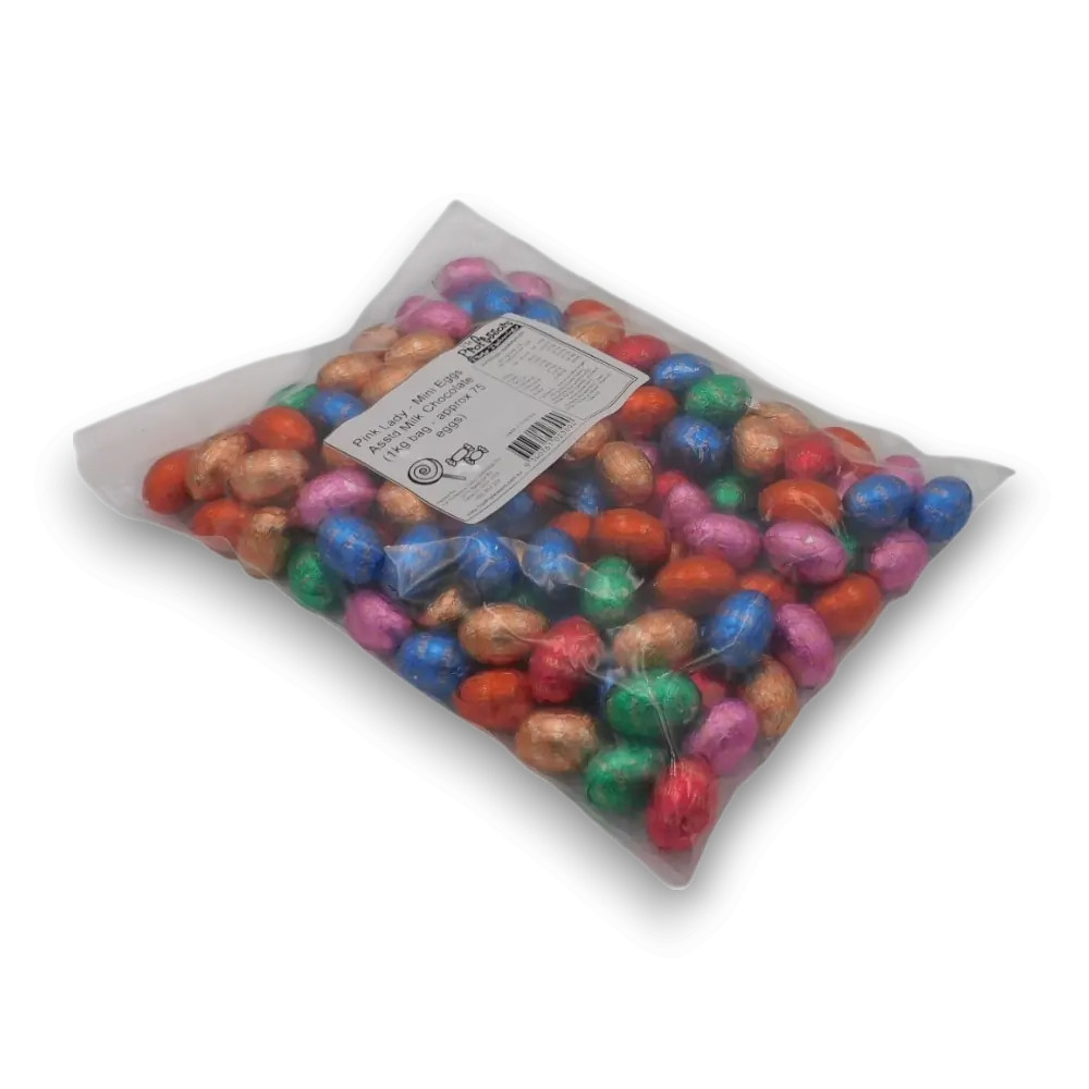 Pink Lady Mini Eggs Assorted Milk Chocolate (1kg)