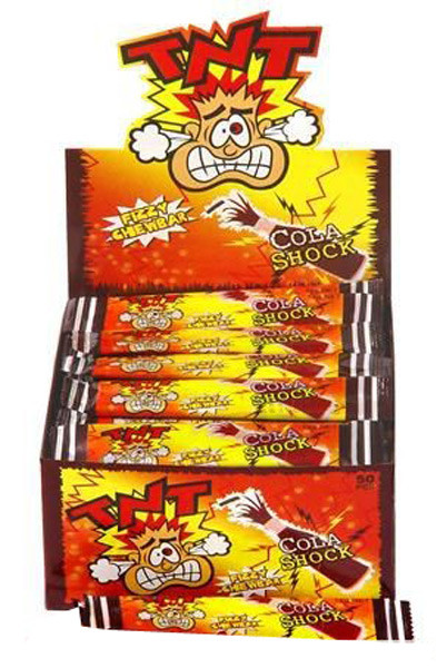 TNT Shocks - Cola - purchase at The Professors Online Lolly Shop (2011)